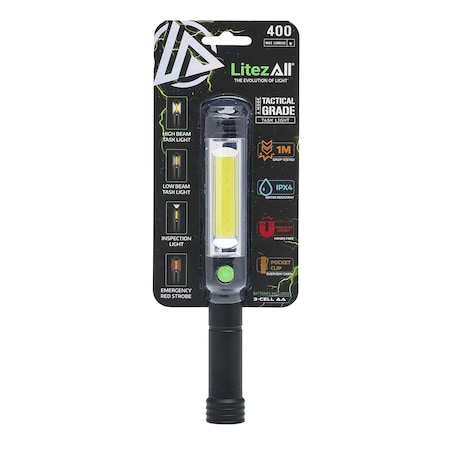 Litezall 400 Lumen COB LED Jumbo Pen Light with Task Light LA-TSK-8/32 | Zoro